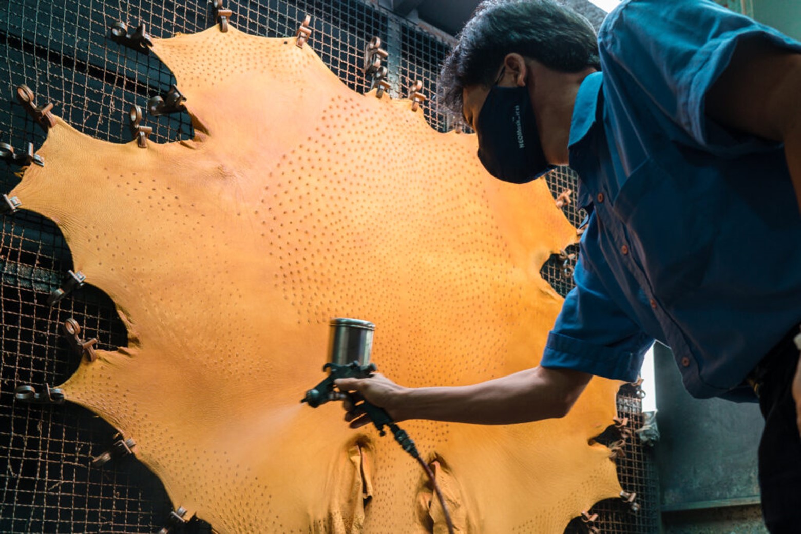 The quality builds up Khatoco ostrich and crocodile leather fashion ...